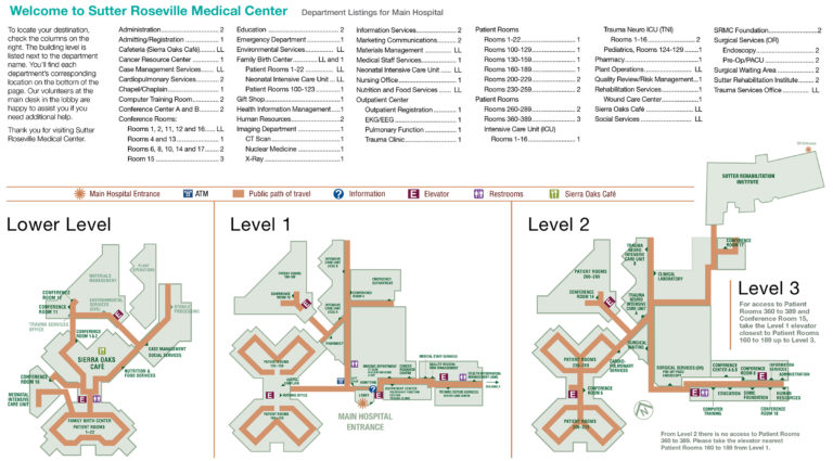 Sutter Roseville Medical Center Map – Tasty Time Enterprises Sutter Roseville Medical Center Map – Tasty Time Enterprises